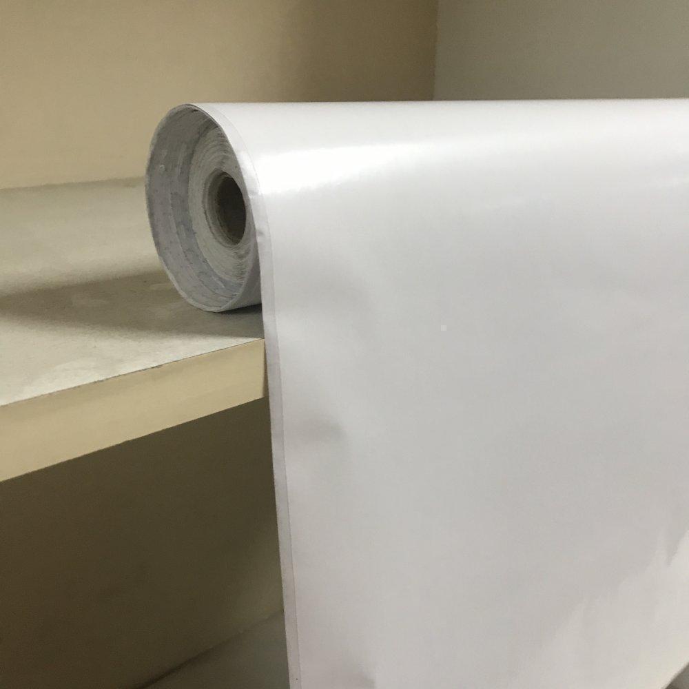 Beyaz Düz Tek Renk Kendinden Yapışkanlı Pvc Folyo Kağıt Kaplama - 51.00 TL