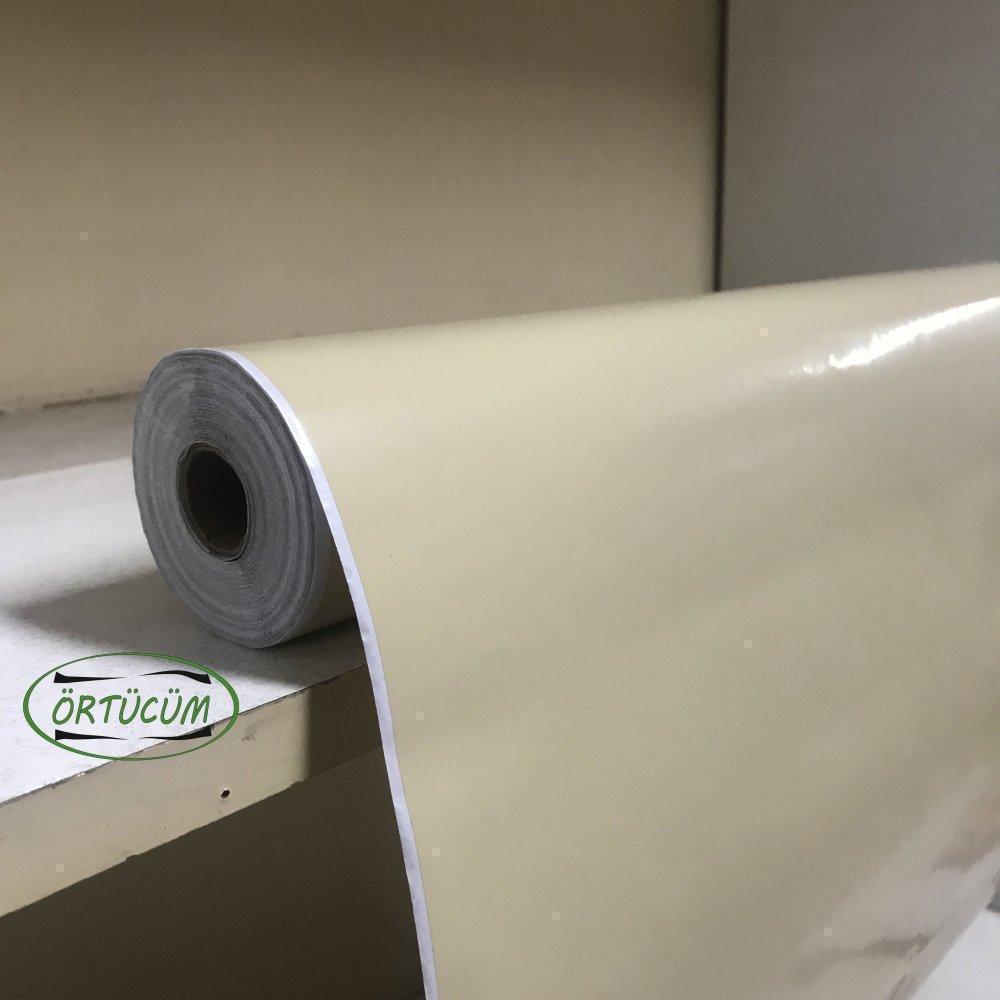 Krem Desensiz Tek Renk Kendinden Yapışkanlı Pvc Folyo Kağıt Kaplama ...